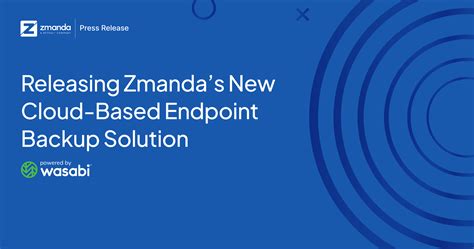 Releasing Zmandas New Cloud Based Endpoint Backup Solution