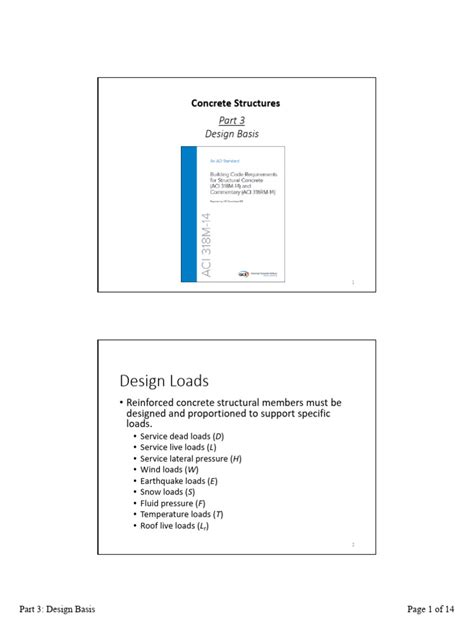Part 3 Design Basis Pdf Structural Load Materials