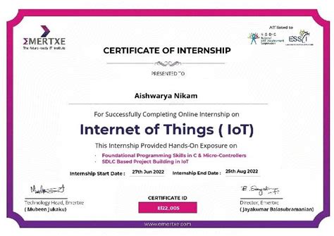 Aishwarya Nikam On Linkedin Connections Internship Certificate