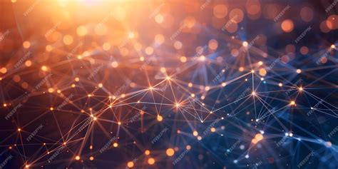 Premium Photo Interconnected Lines And Dots A Visual Representation Of Global Network