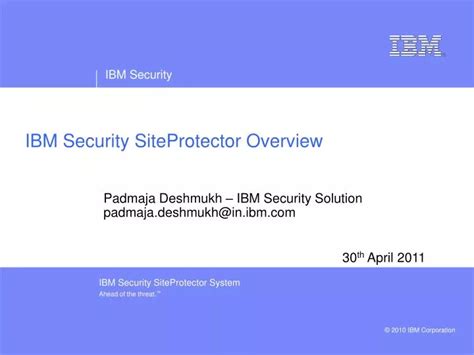 Ppt Ibm Security Siteprotector Overview Powerpoint Presentation Free Download Id 6829775