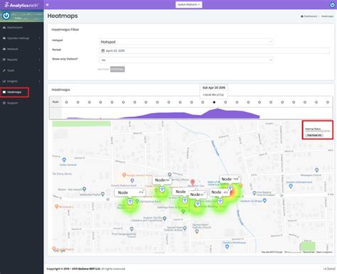 Heatmap Functionality Analytics4wifi Support