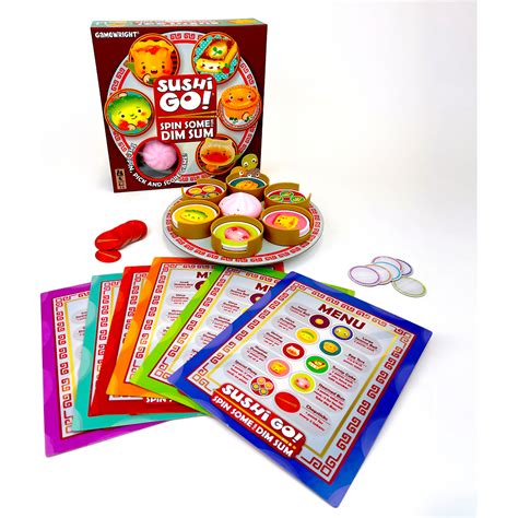 Gamewright Sushi Go Spin Some For Dim Sum Board Game Tates Toys Australia The Best Toys At