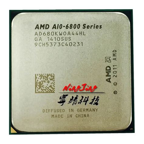Amd A10 Series A10 6800k 6800 41ghz Quad Core Cpu Processor