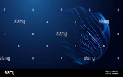 Abstract Technology Flow Big Data Seamless Loop Digital Data Flow Transfer Block Chain
