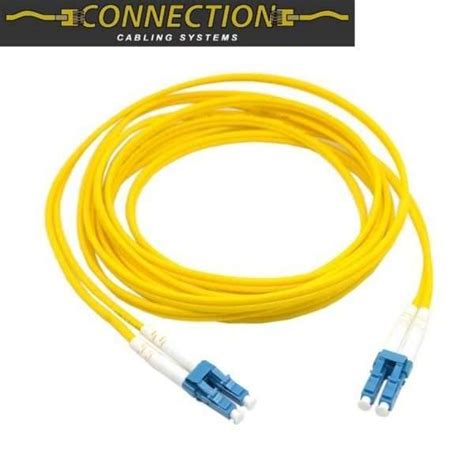 PATCH CORD DE FIBRA SM CONNECTION LC UPC A LC UPC 9 125um DX 10MTS TECNIT