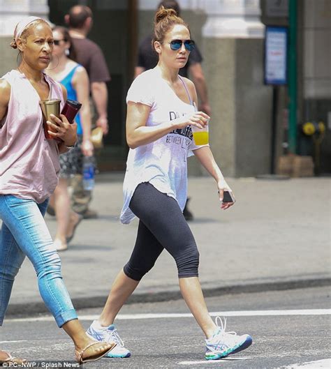 Jennifer Lopez Sends A Message With Her Off The Shoulder Top Daily Mail Online