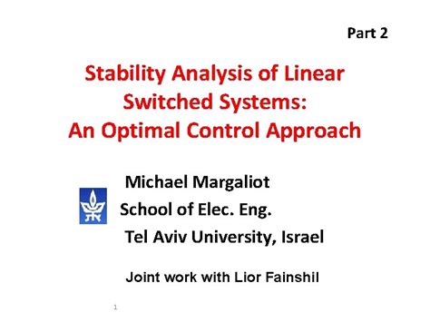 Part Stability Analysis Of Linear Switched Systems
