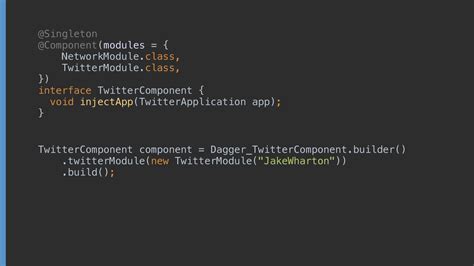 Dependency Injection With Dagger Devoxx Speaker Deck