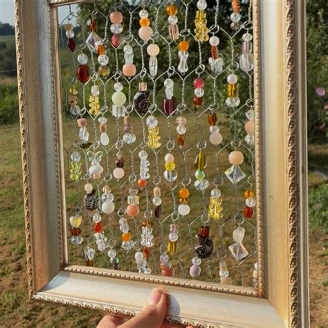 Chickenwire Suncatcher Etsy