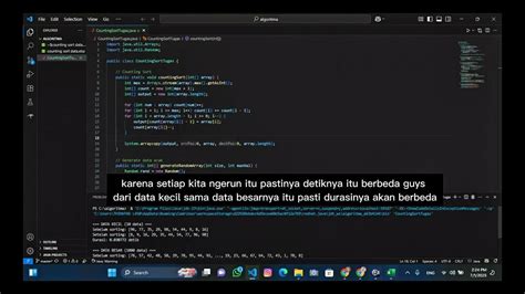 Tugas Struktur Data Counting Sort Youtube