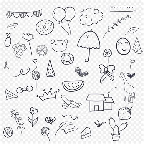 手绘卡通简笔画png图片素材下载图片编号10728596 Png素材网