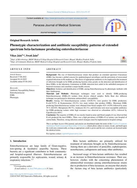 Pdf Phenotypic Characterization And Antibiotic Suceptibility Patterns
