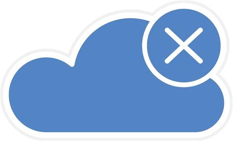 Cloud Delete Vector Icon Design 22947367 Vector Art At Vecteezy