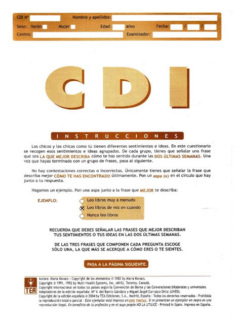 Hoja De Protocolo C D I Pdf