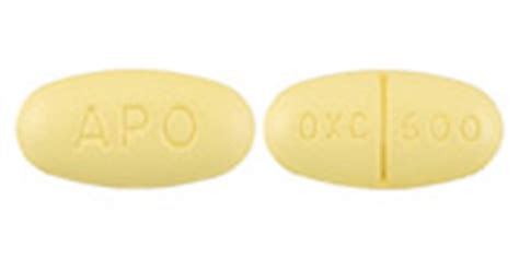 Apo Oxc 600 Pill Yellow Oval 17mm Pill Identifier