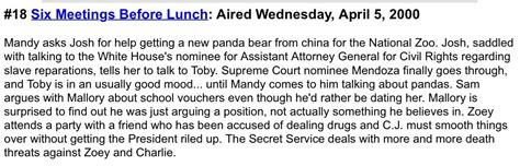 Pandas R Thewestwing