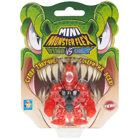 Игрушка тянучка MONSTER FLEX MINI DINO и SHARK, монстр Тауро, для ...