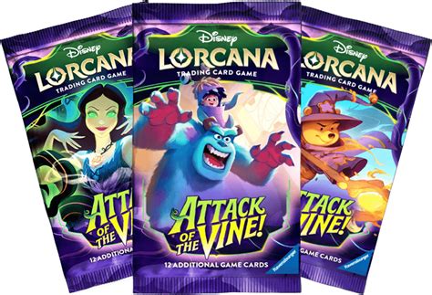 Disney Lorcana Attack Of The Vine Booster Pack