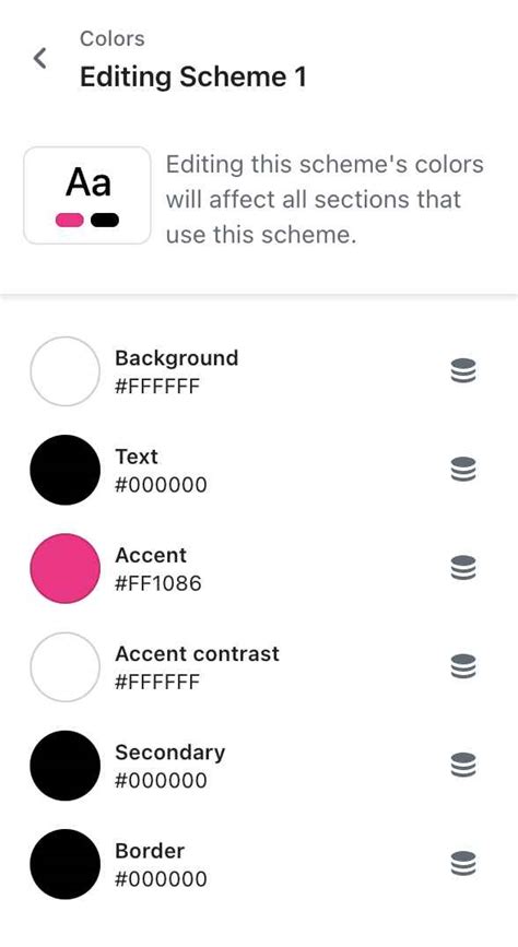 edit and add color schemes switch docs