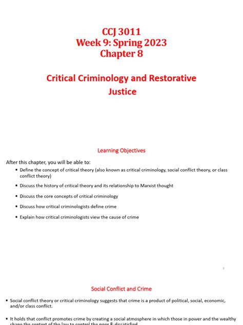 Chapter 8 Critical Crm And Restorative Justice Pdf