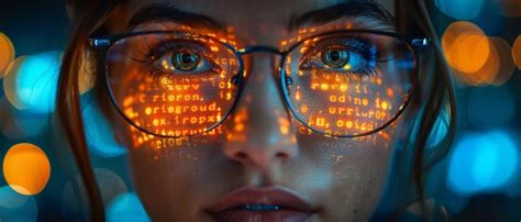 Premium Photo The Image Depicts A Hologram Data Analytics Code
