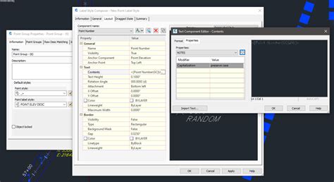 Profile Projection Label Styles Adding Elements Autodesk Community
