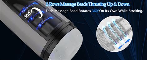 Automatic Male Masturbator With Thrusting Massage Beads