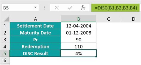 Disc Function In Excel Syntax Examples How To Use Disc Function In Excel Syntax Examples How To Use