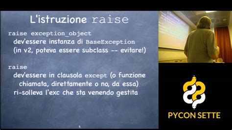 Alex Martelli Gestione Di Errori Ed Eccezioni In Python 2 E Python 3