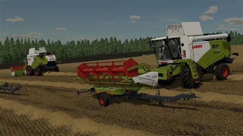Claas Vario Header Trailers Pack Fs22 Kingmods