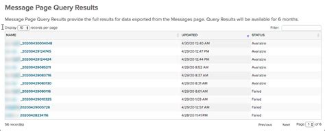 View And Export Messages