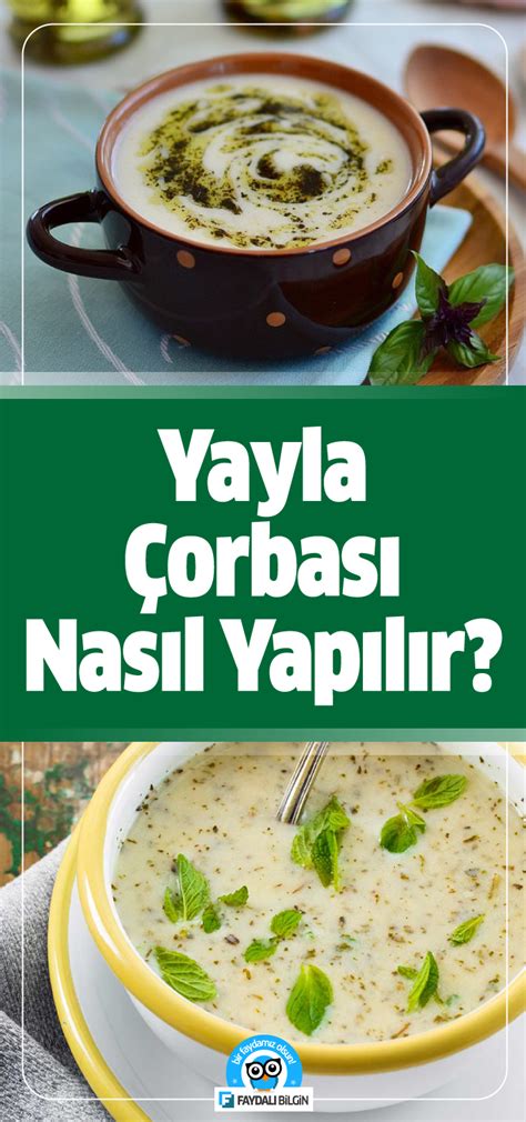 Yayla Çorbası Tarifi Nasıl Yapılır Yemek Tarifleri Çorbalar Yemek