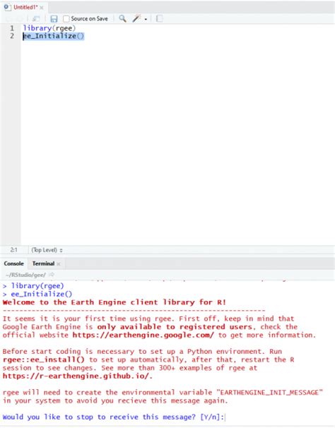 La librería rgee que conecta R con Google Earth Engine