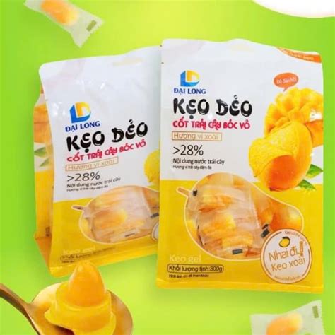 Dai Long Peeled Mango Gummy Candy 300g Shopee Singapore