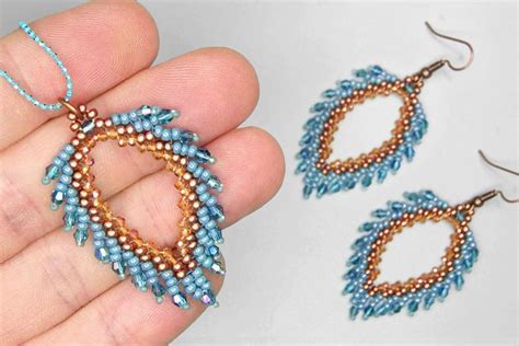 Java And Jazz Angel Feather Necklace And Earrings Kit Bead Spider