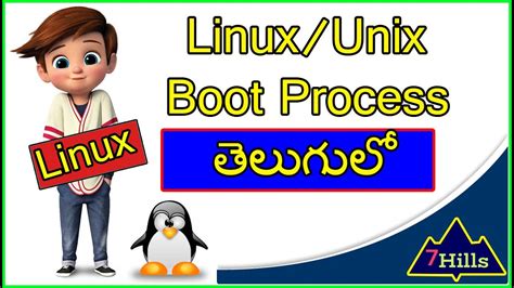 Linux Boot Process In Telugu Unix Cent Os Linux Fundamentals In Telugu Youtube