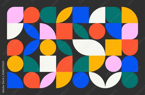 Simple Square Geometric Patterns