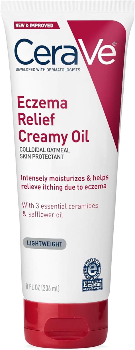 Cerave Eczema Relief Creamy Body Oil Anti Itch Cream For Eczema