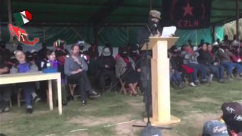 Reaparece El Subcomandante Marcos Ezln 04052015 Youtube