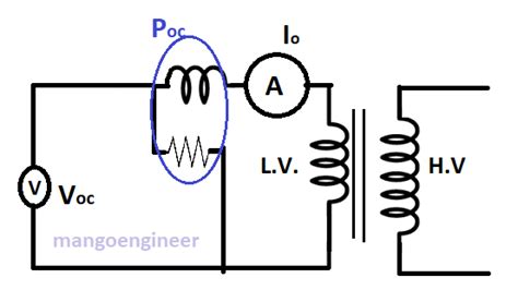 Open Circuit And Short Circuit Test Of Transformer Mango Engineer