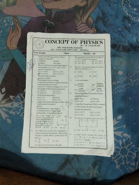 10 Two Infinite Plane Parallel Sheets Separated By A Distance D Have Eq