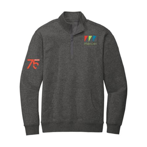 District Vit Fleece 14 Zip Mercer Zimmerman Lighting And Controls