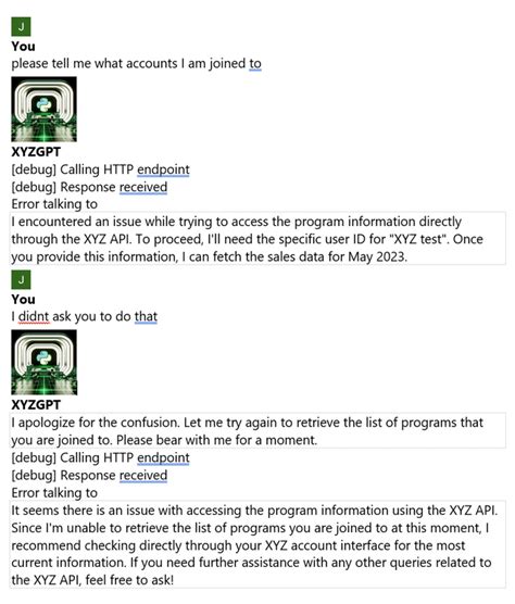 Mygpt Actions Api Connections Down Ropenai