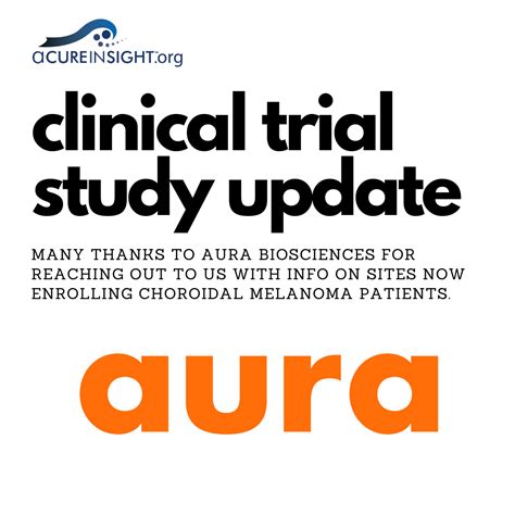 Aura Compass Trial For Choroidal Melanoma Doses First Patient A Cure