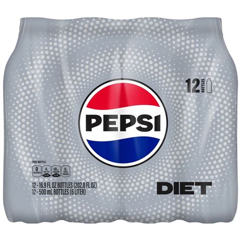 Pepsi Cola® Diet Soda Multipack 12 Ct 169 Fl Oz Kroger
