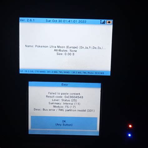 Fbi Bus Error When Downloading Games 64gigs Microsd Fat32 Format Erased Formatted Rewritten