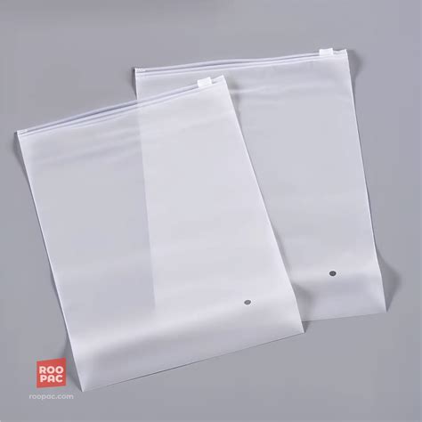 Custom Printed Frosted Zip Lock Pouches Buy Online Misty Bags By Roopac