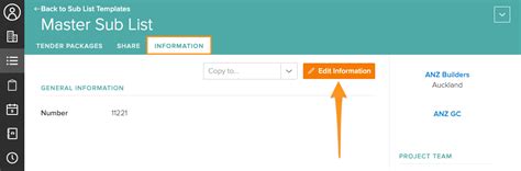 How Main Contractors Can Edit Sub List Templates BuildingConnected Uk