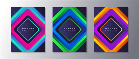 포스터 전단지 배너 잡지에 적용 빛나는 네온 모양으로 현대 추상 어두운 배경 커버 세트 0명에 대한 스톡 벡터 아트 및 기타 이미지 Istock